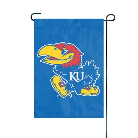 Kansas Jayhawks Premium Garden Flag