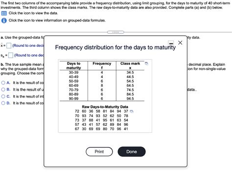 solved the first two columns of the accompanying table