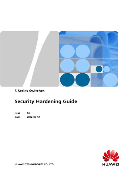 S Series Switches Security Hardening Guide Pdf Encryption Security