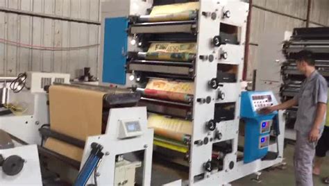 비닐 봉투 6 색깔 Flexo 인쇄기 Gw Rys Buy Flexo 인쇄 기계비닐 봉투 인쇄 기계플라스틱 가방 2 색 Flexo 프린터 Product On