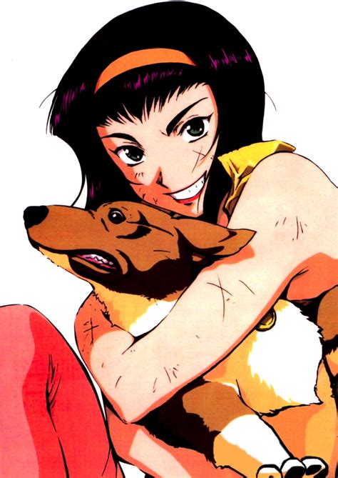 Faye Valentine And Ein Cowboy Bebop Drawn By Kawamoto Toshihiro Danbooru