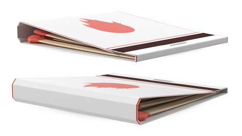 Matchbook Cover Closed 3d Model 20 3ds Blend C4d Fbx Max Ma Lxo Obj Free3d