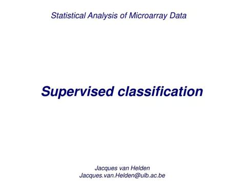 PPT Supervised Classification PowerPoint Presentation Free Download ID 6031674