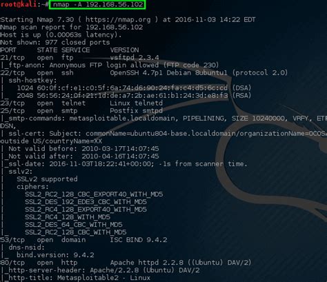 Una Guía Práctica Para Nmap Escáner De Seguridad De Red En Kali Linux
