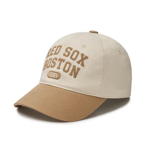 M Mlb Lettering Color Scheme Unstructured Ball Cap Boston Red Sox M
