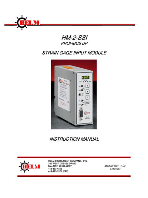 hm2ssi profibus dp pdf input output information