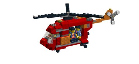 Lego Moc 31003 Alt Transport Heli By Abokado Rebrickable Build