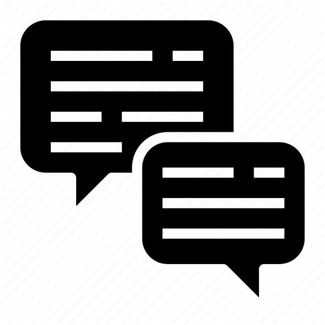 Chat Conversation Dialog Speech Icon