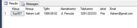 cara menampilkan data sql server query where rembang programming