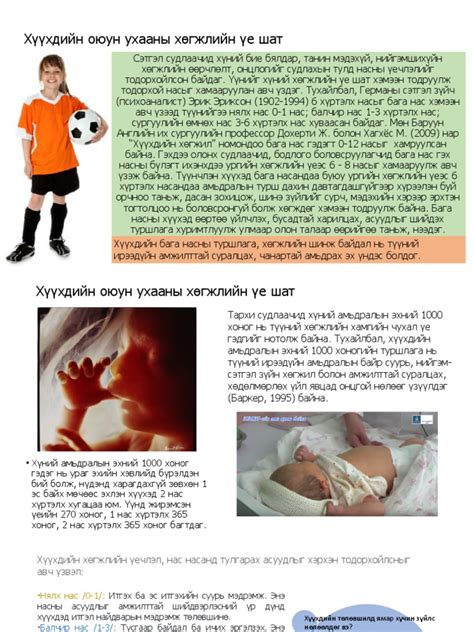 Хүүхдийн Оюун Ухааны Хөгжлийн Үе Шат Pdf