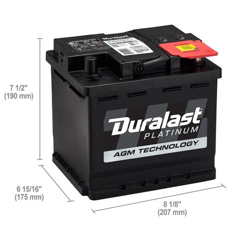 Duralast Platinum Agm Battery 140r 570 H4 Agm
