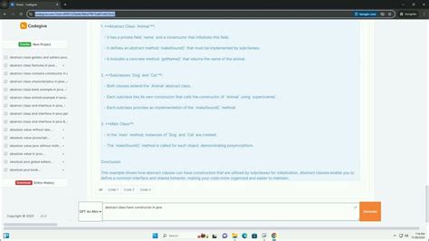 Abstract Class Have Constructor In Java Youtube