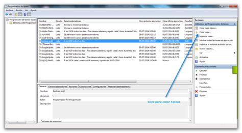 el rincon backups automaticos postgresql programador de tareas en
