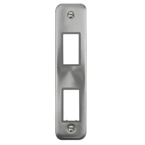 Click DPCH GY MiniGrid Polished Chrome Gang Aperture Deco Plus Unfurnished Architrave