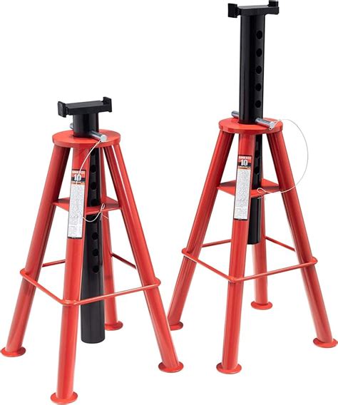 Amazon Sunex 1410 10 Ton High Height Pin Type Jack Stands Pair