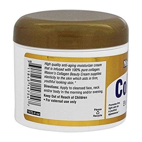 Collagen Beauty Cream Made With 100 Pure Collagen 4 Oz