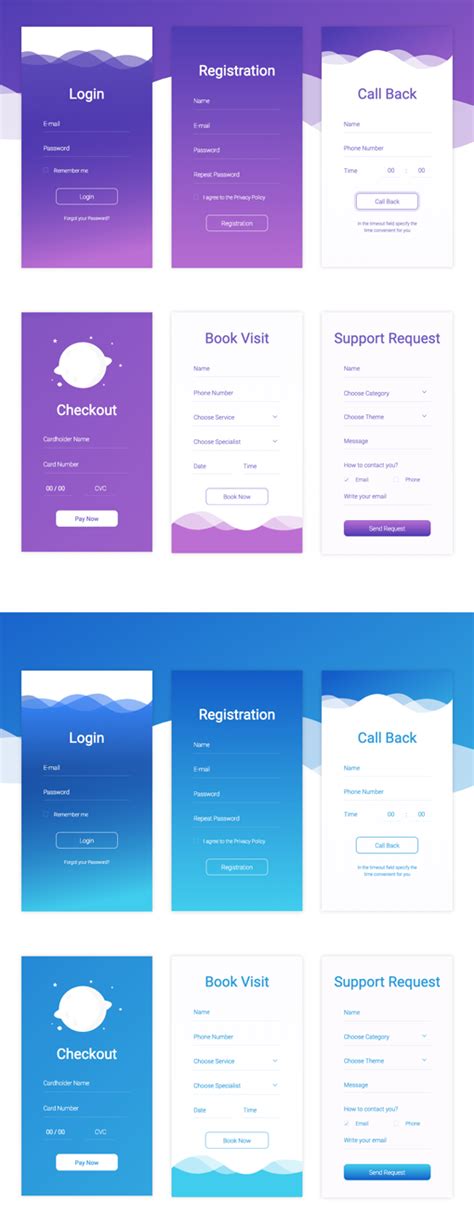 很有特色CSS3响应式表单登录注册 Dela