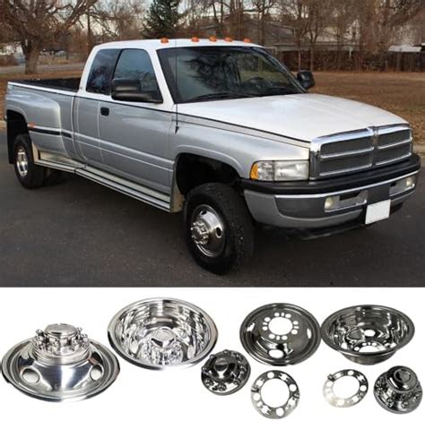 Vicojetor 4pc 16 8 Lug Polished Stainless Steel Dually