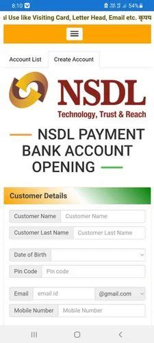 Research Company Nsdl Payment Bank Csp Center Banking Rs 1000 Pack