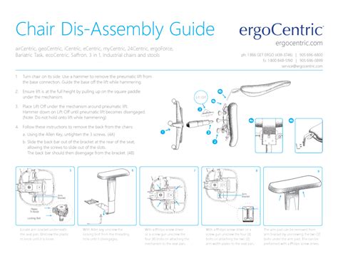 Office Chair Disassembly Instructions At Christine Poyner Blog