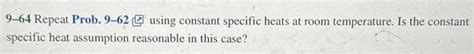 solved please do problem 9 64 with the information given in