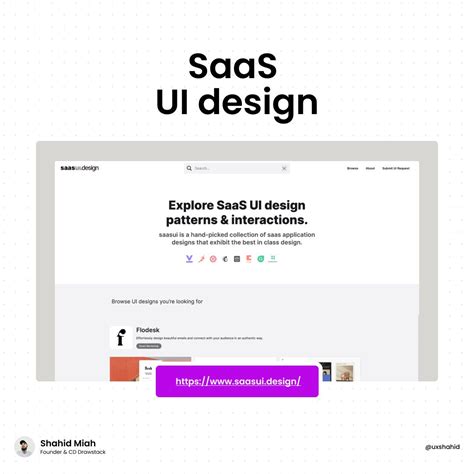 shahid miah on linkedin are looking saas ui design patterns