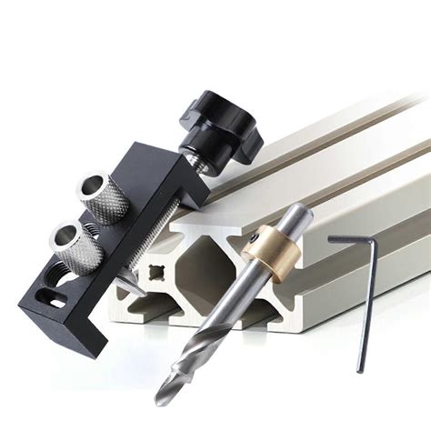 Hole Drilling Assistant Set Professional Aluminum Alloy Premium Double
