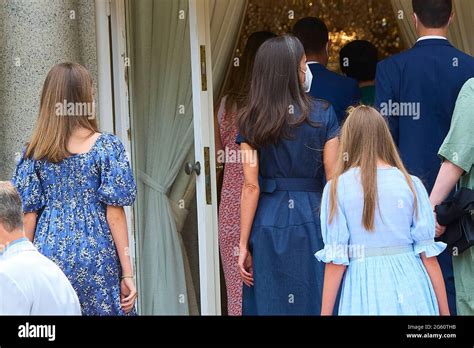 Barcelona Madrid Spain 1st July 2021 Queen Letizia Of Spain Crown