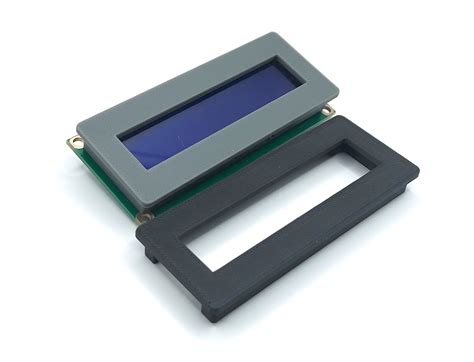 bezel lcd display 1602 16x2 2x16 extra small housing installation frame