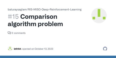 Comparison Algorithm Problem · Issue 15 · Baturaysaglam Ris Miso Deep