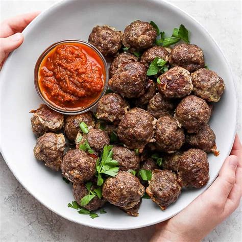 Oven Baked Meatballs The Wooden Skillet