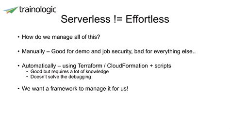 Going Serverless With Aws Ppt