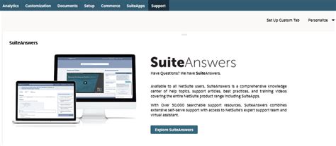 NetSuite Applications Suite - SuiteAnswers Overview