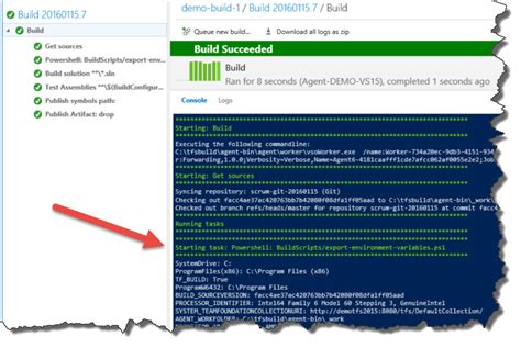 Learn To Customize Tfs2015 Build With Environment Variables Benjamin