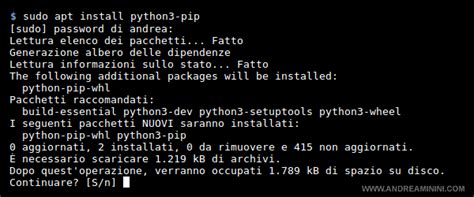 Come Installare PIP Su Linux Andrea Minini