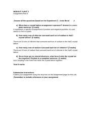 Module 2 Unit 3 Assignment E Docx MODULE 2 UNIT 3 Assignment Part E