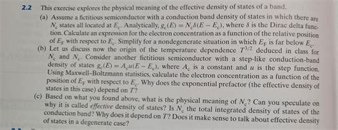 Solved 22 This Exercise Explores The Physical Meaning Of