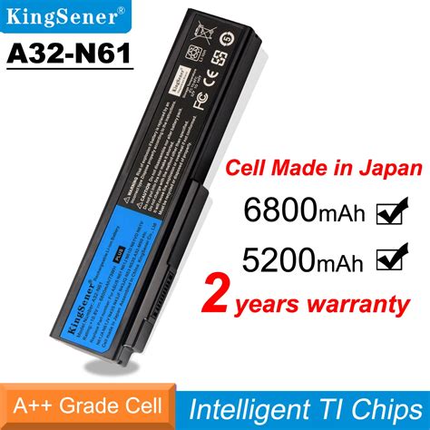 KingSener Bater A Para Ordenador Port Til Pila Para ASUS N N J N D N V N VG N JA
