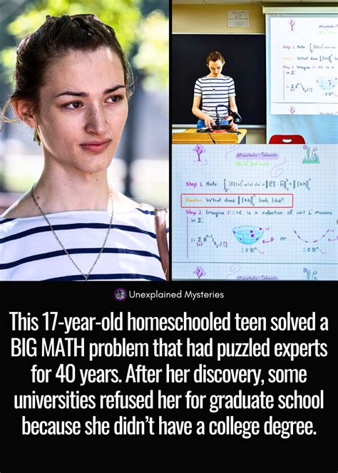 This 17 Year Old Homeschooled Teen Solved A Big Math Problem That Had