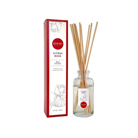 Citrus Rose Reed Diffuser Dani Naturals