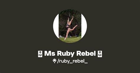 🕸 Ms Ruby Rebel 🕸 Instagram Facebook Linktree