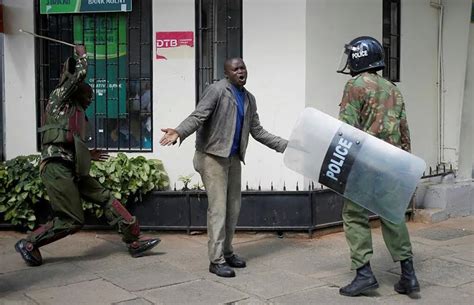 More Photos Of Kenyan Police Brutalizing Protesting Citizens