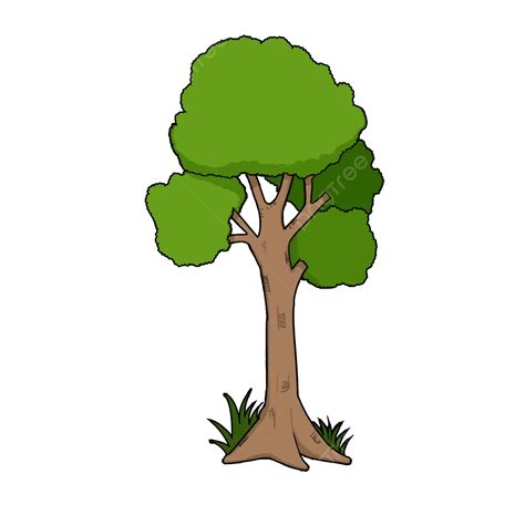 Tree Cartoon Png Vector At Joan Stone Blog
