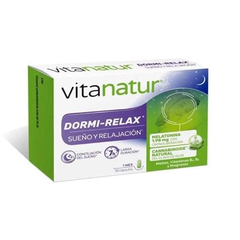 Vitanatur DormiRelax Sueño y Descanso cápsulas Farmaconfianza