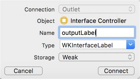 Watchkit Tutorial Connecting The Code With The UI