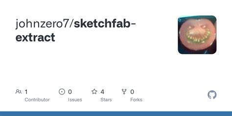 GitHub Johnzero Sketchfab Extract