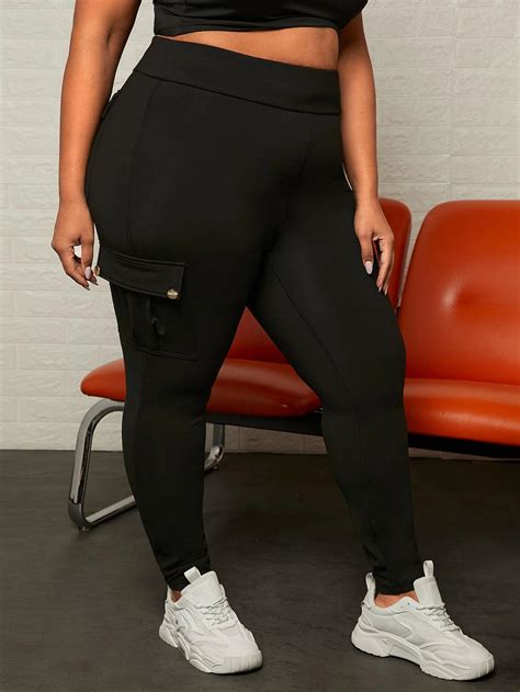 Form Fitting High Waist Cargo Pants Comfy Cargo Pants
