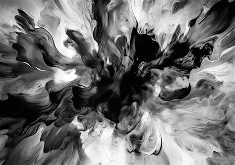 Premium Ai Image Black Liquid Ink Texture Cloud