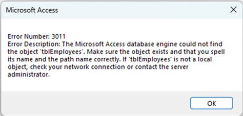 Solved Error Number Access World Forums