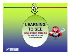 02 Value Stream Mapping Pdf LEARNING TO SEE Value Stream Mapping To Add Value And Eliminate